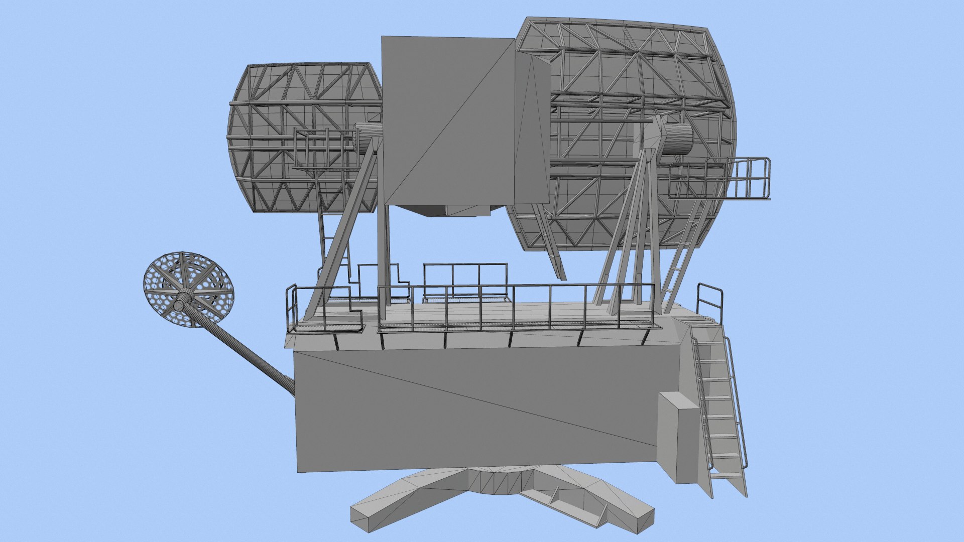3D SA-5 SQUARE PAIR Radar - TurboSquid 2002791