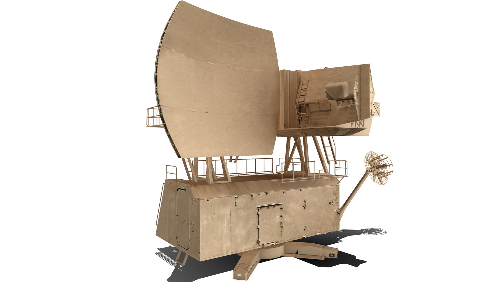 3D SA-5 SQUARE PAIR Radar - TurboSquid 2002791