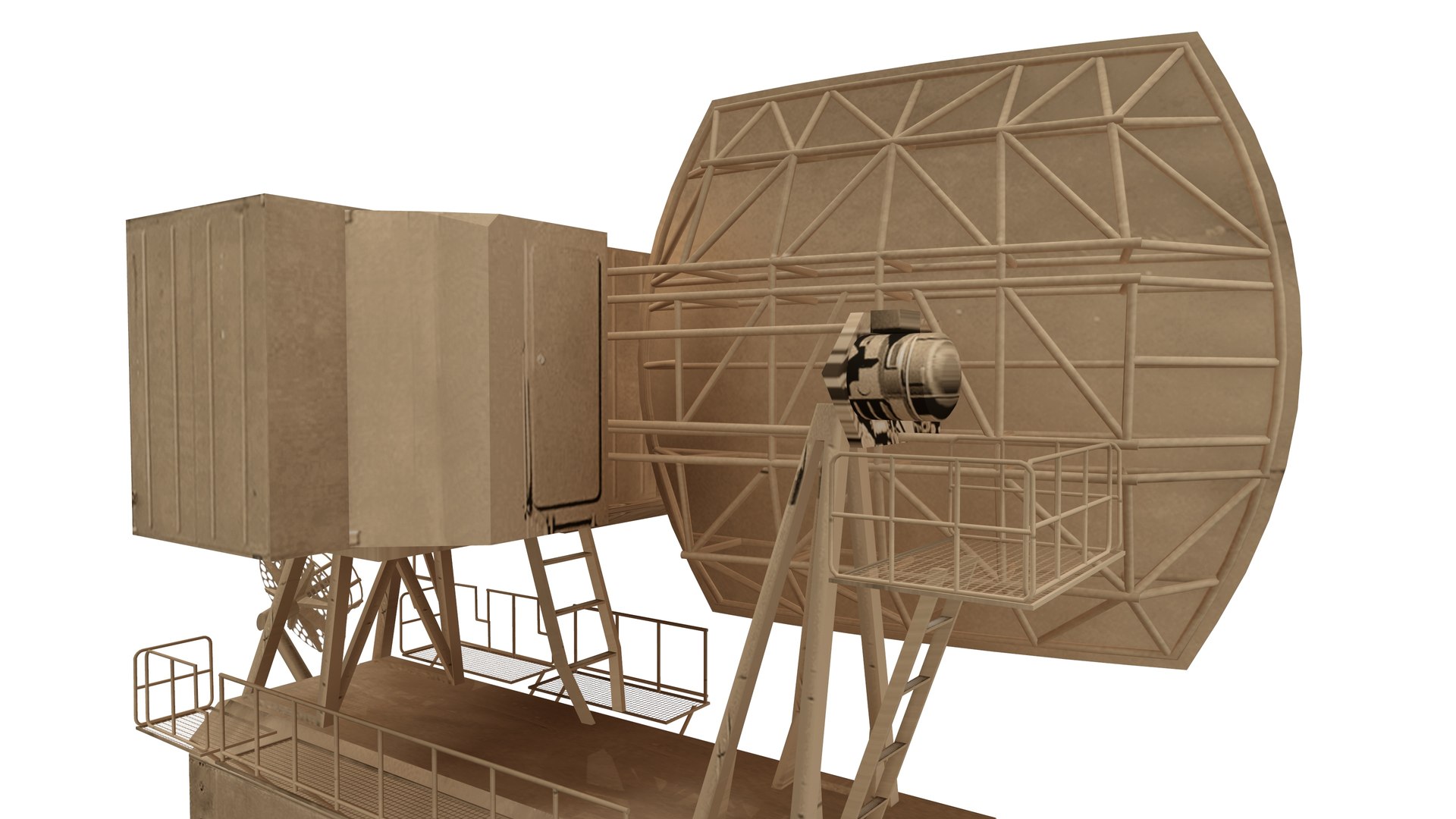 3D SA-5 SQUARE PAIR Radar - TurboSquid 2002791