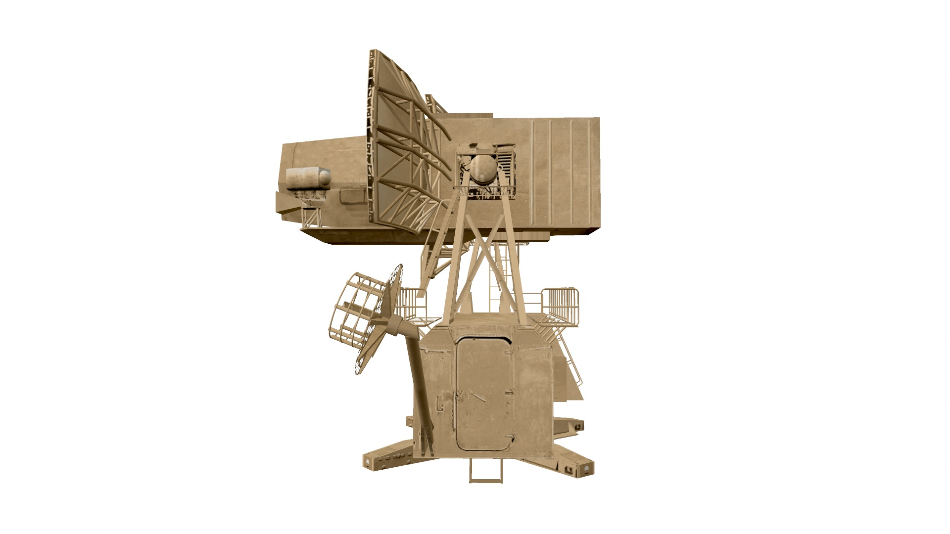 3D SA-5 SQUARE PAIR Radar - TurboSquid 2002791