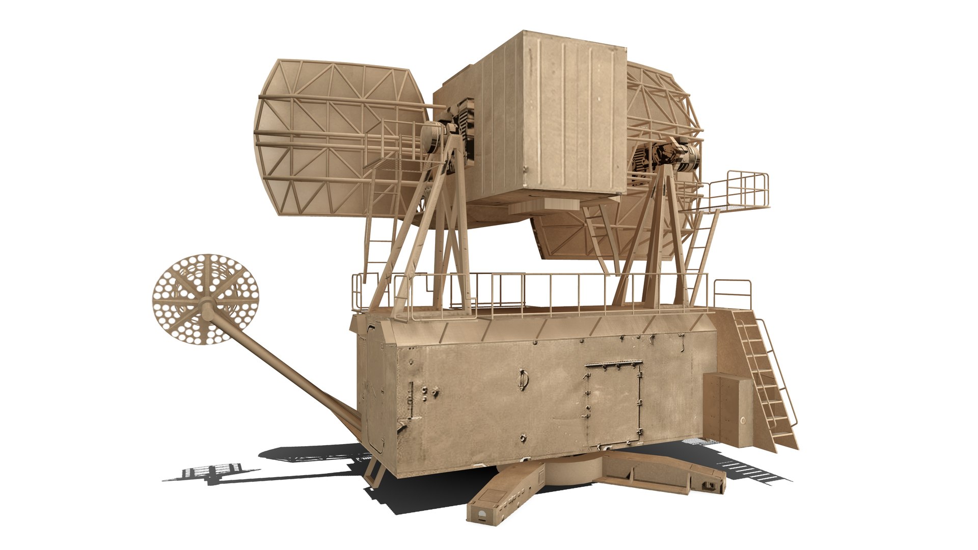 3D SA-5 SQUARE PAIR Radar - TurboSquid 2002791