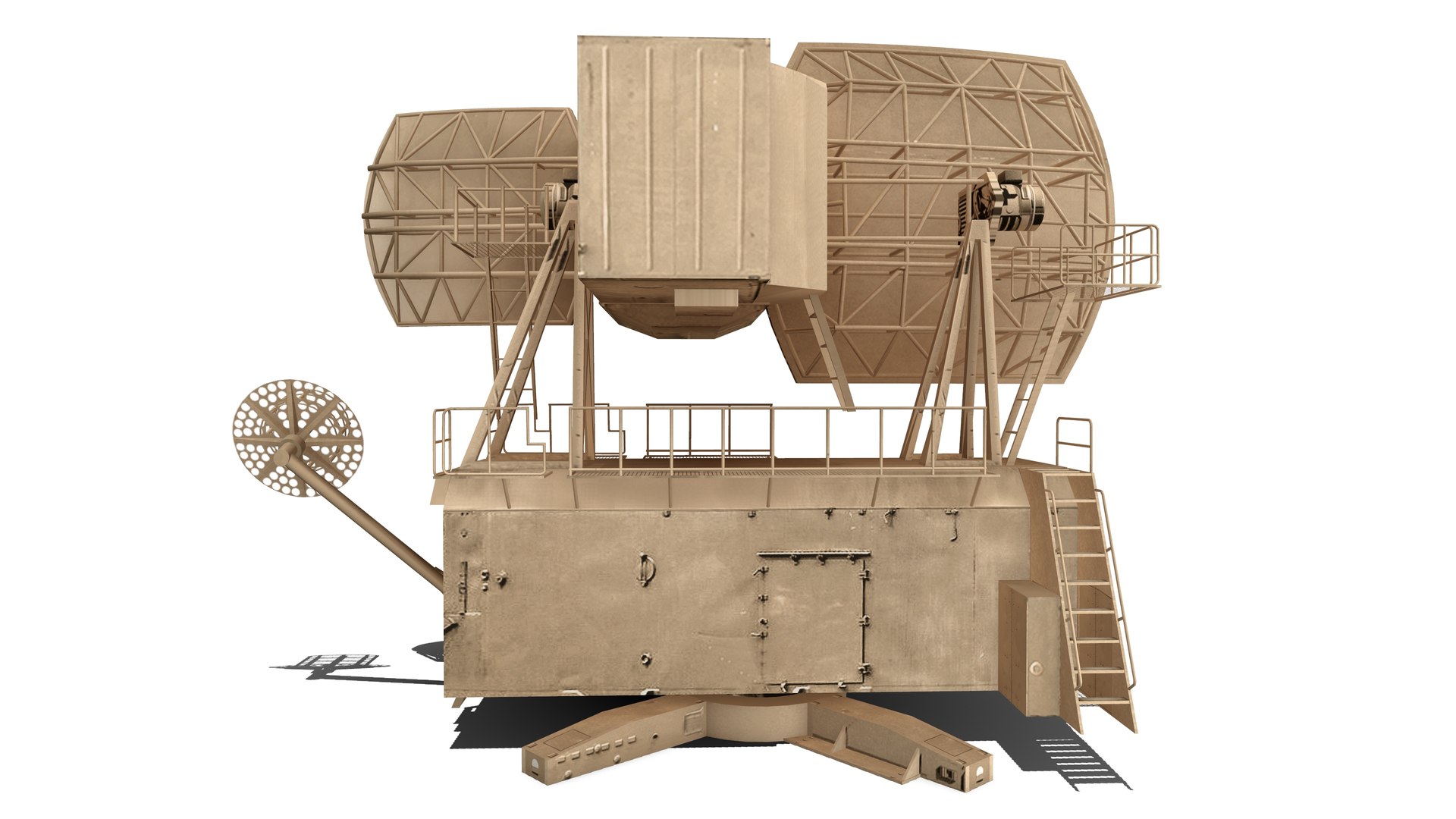 3D SA-5 SQUARE PAIR Radar - TurboSquid 2002791
