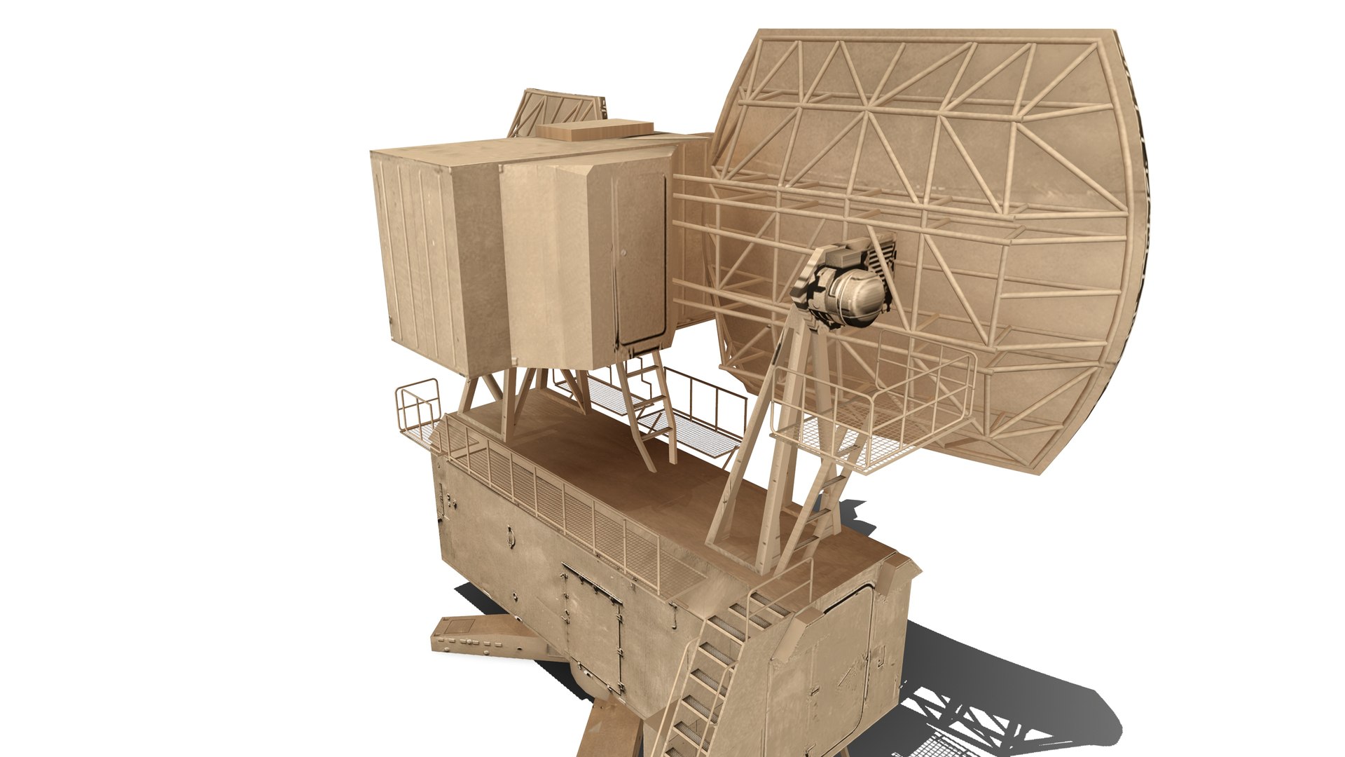 3D SA-5 SQUARE PAIR Radar - TurboSquid 2002791