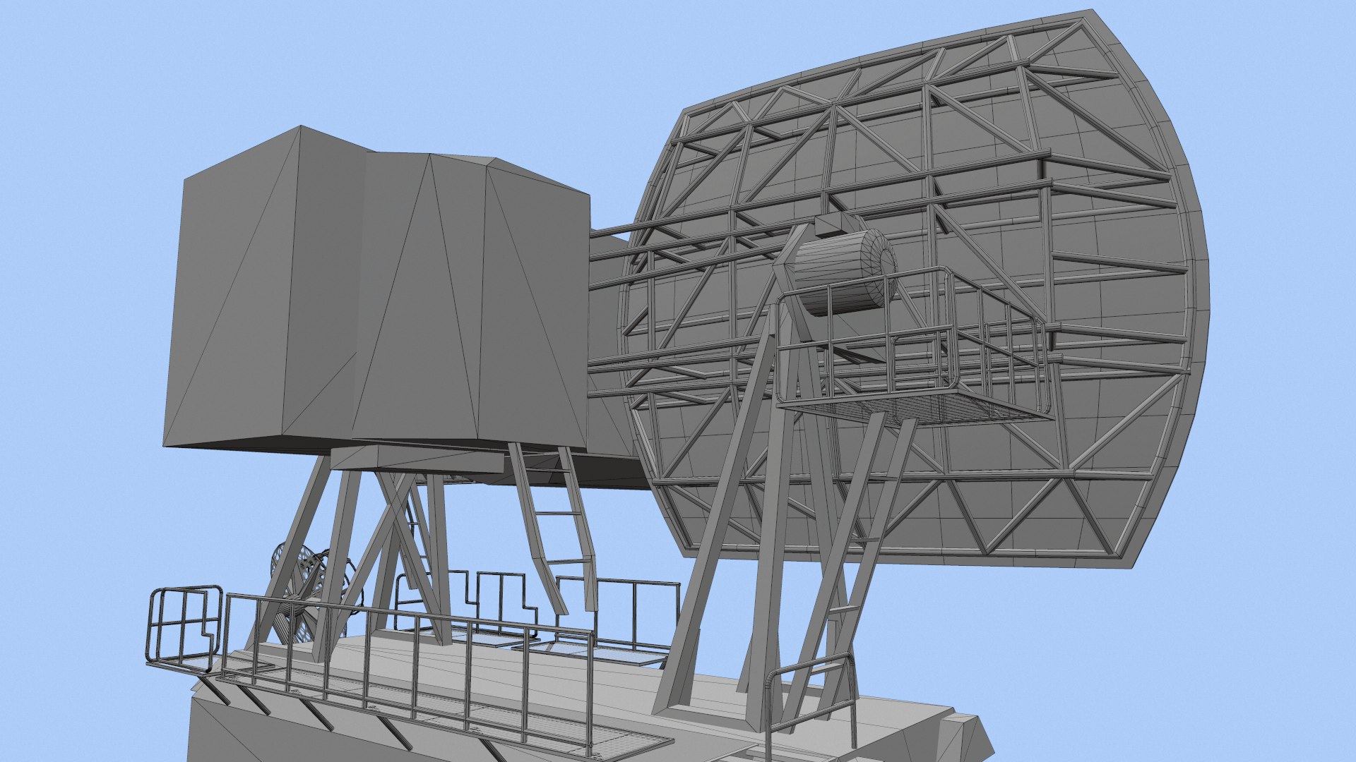 3D SA-5 SQUARE PAIR Radar - TurboSquid 2002791