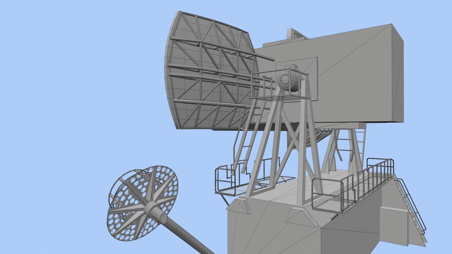 3D SA-5 SQUARE PAIR Radar - TurboSquid 2002791