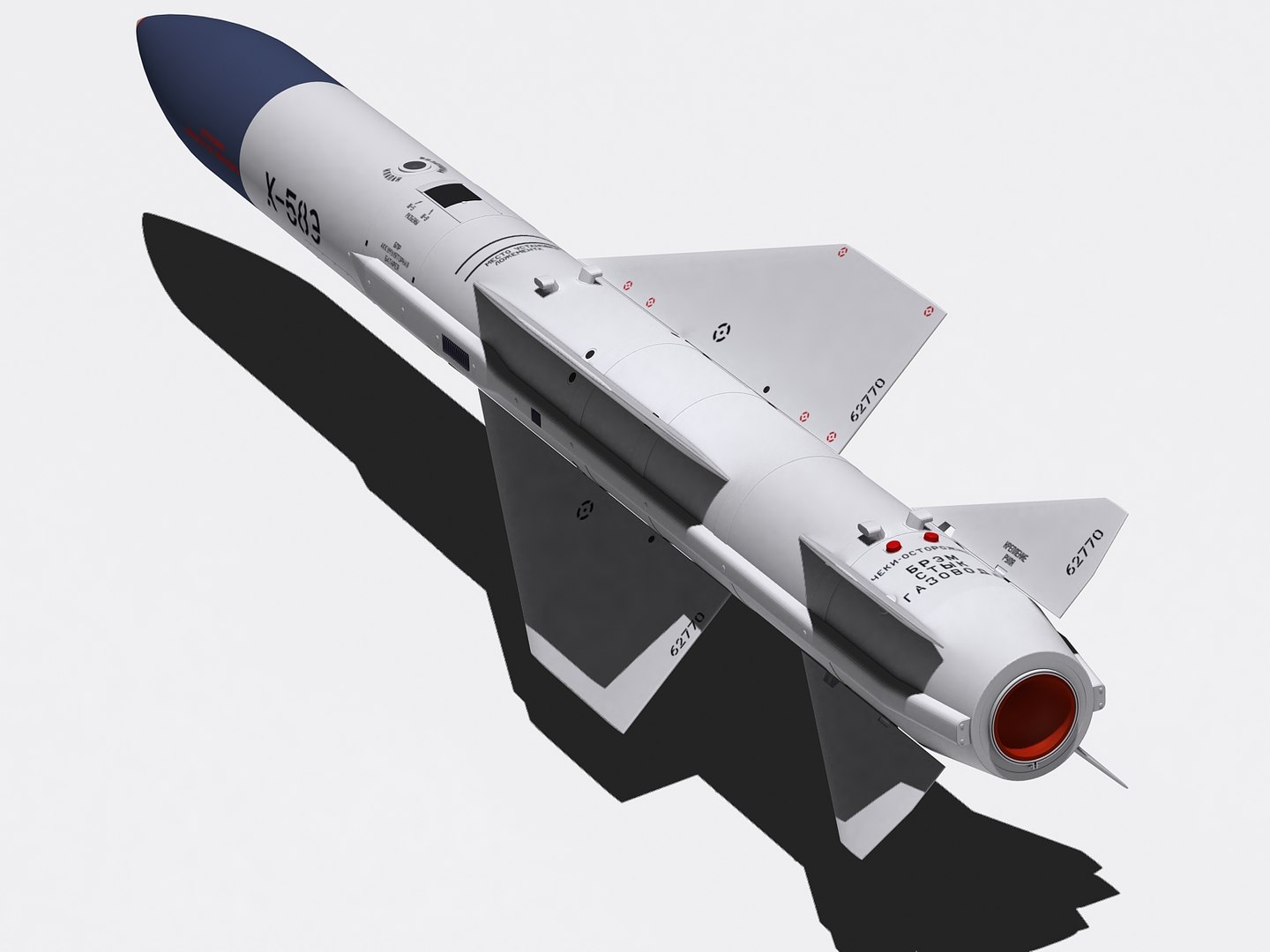 Kh-58e Missile 3d Max