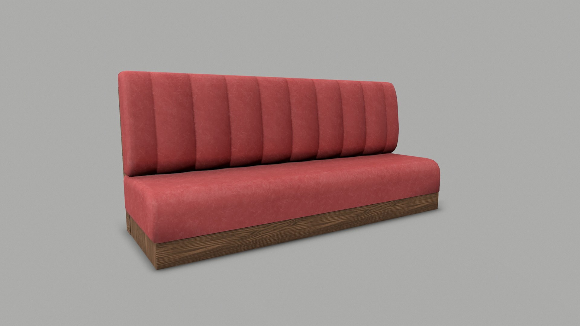 3D Reastaurant Bench Model - TurboSquid 1765111
