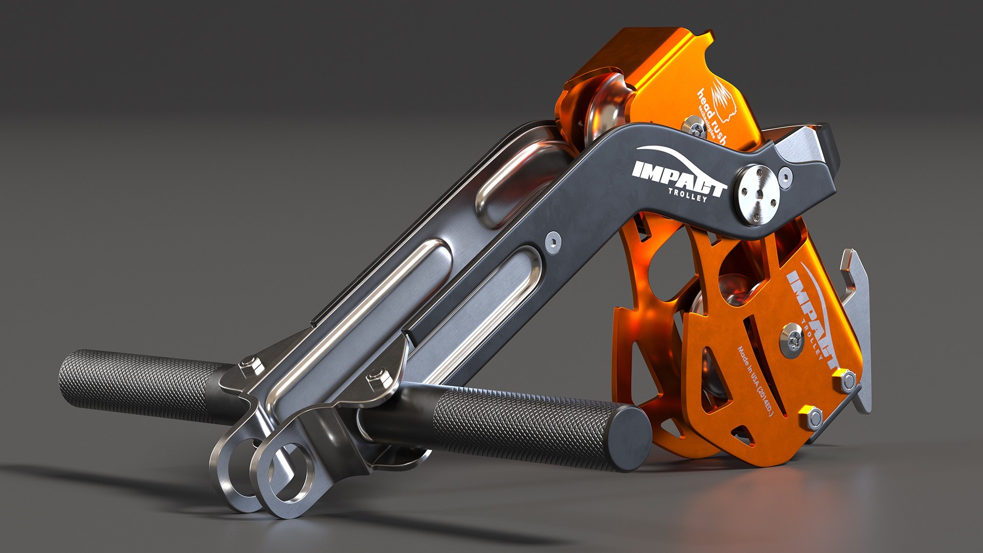Lightspeed Impact Trolley Orange 3D Model - TurboSquid 1958267