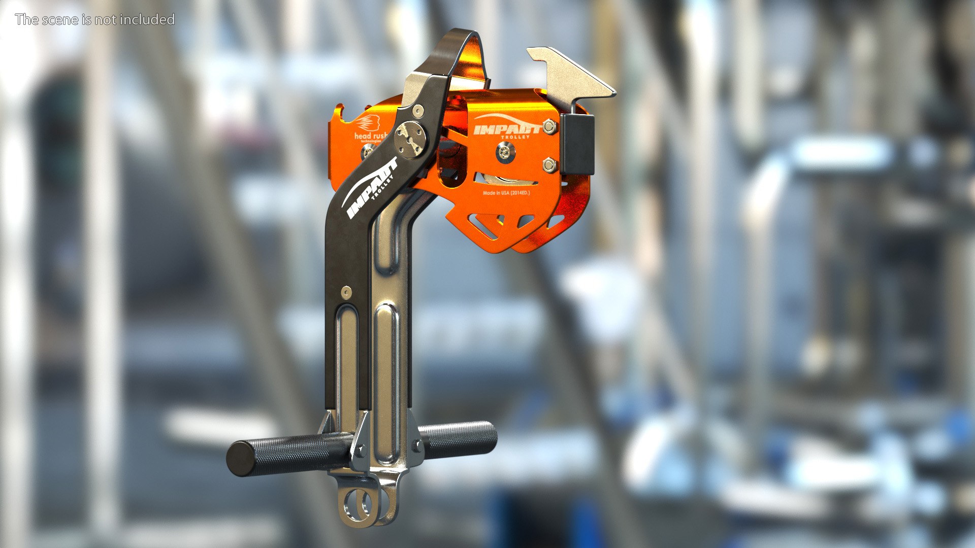 Lightspeed Impact Trolley Orange 3D Model - TurboSquid 1958267