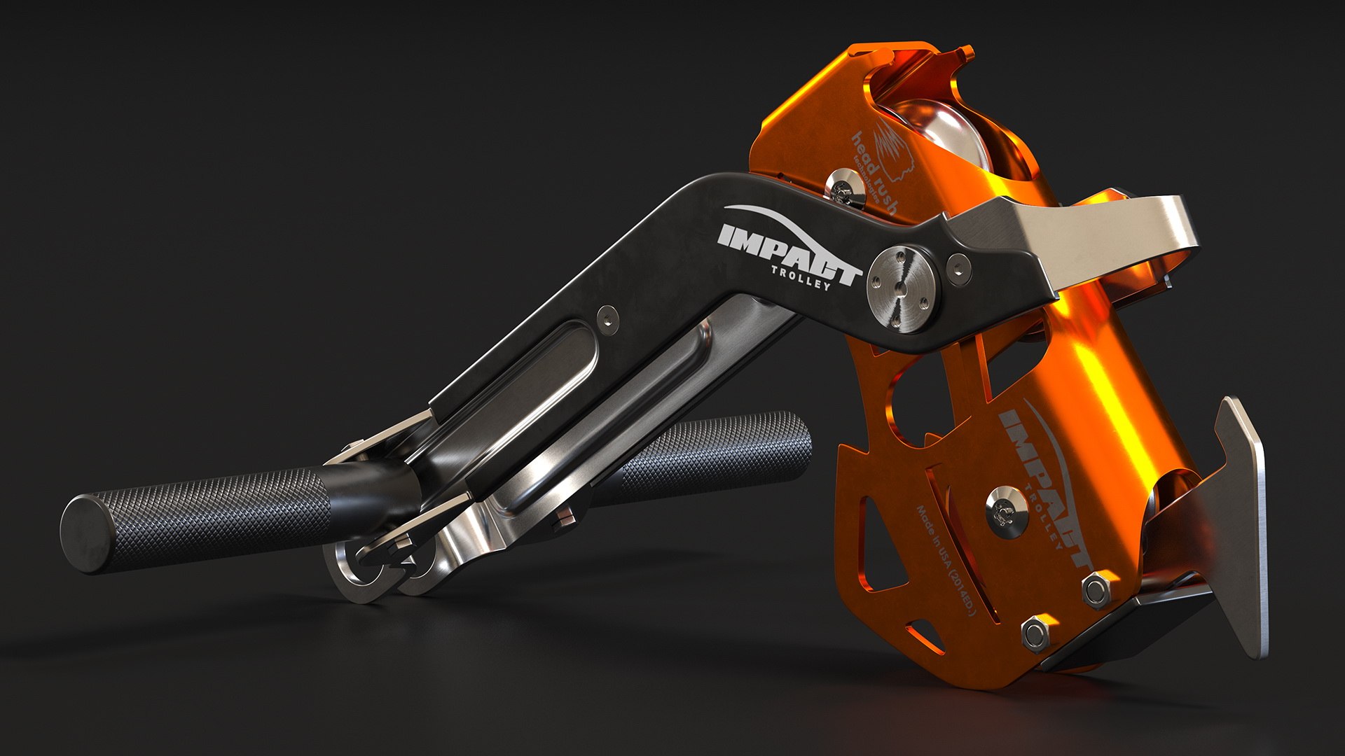 Lightspeed Impact Trolley Orange 3D Model - TurboSquid 1958267