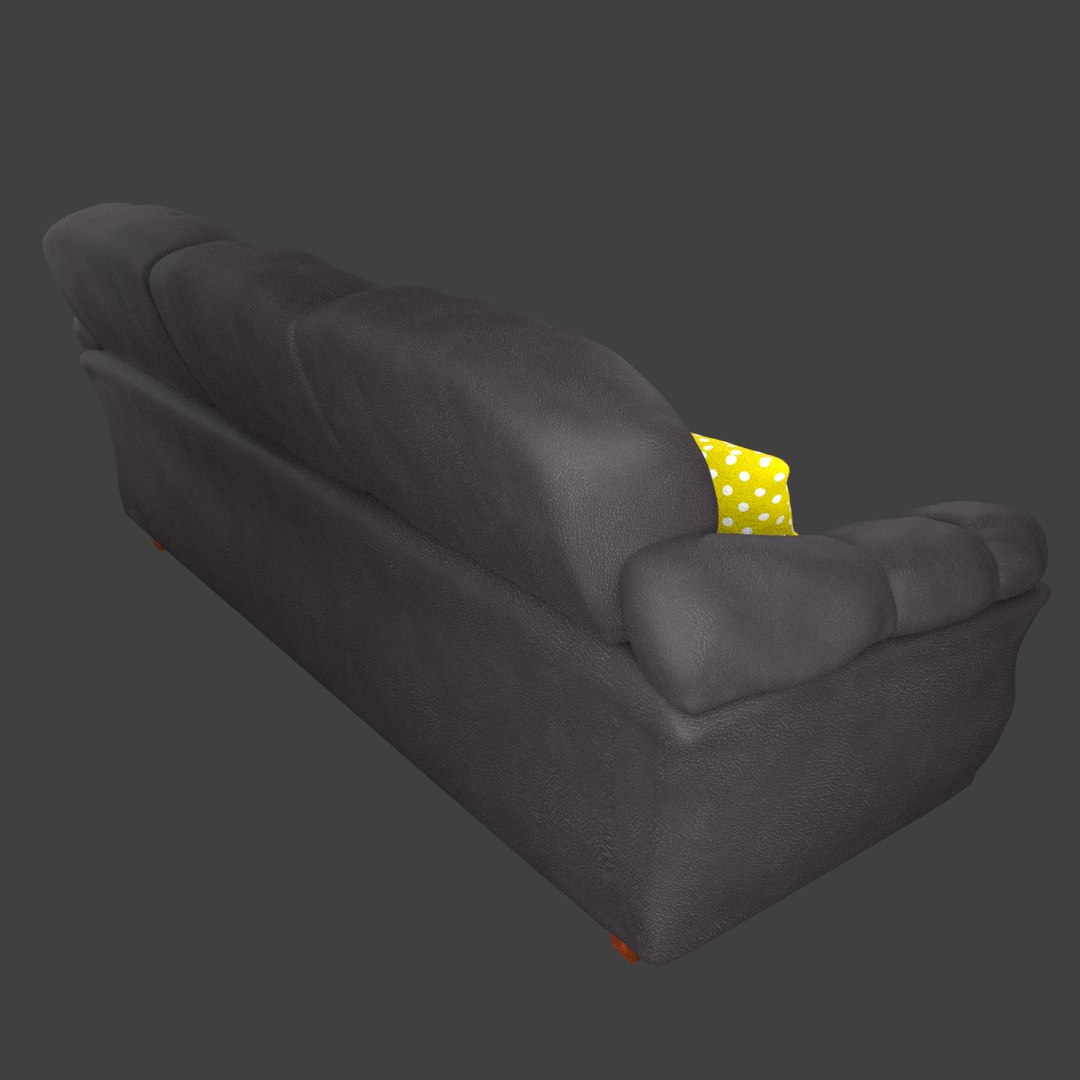 3D sculpt sofa pillows - model - TurboSquid 1169523