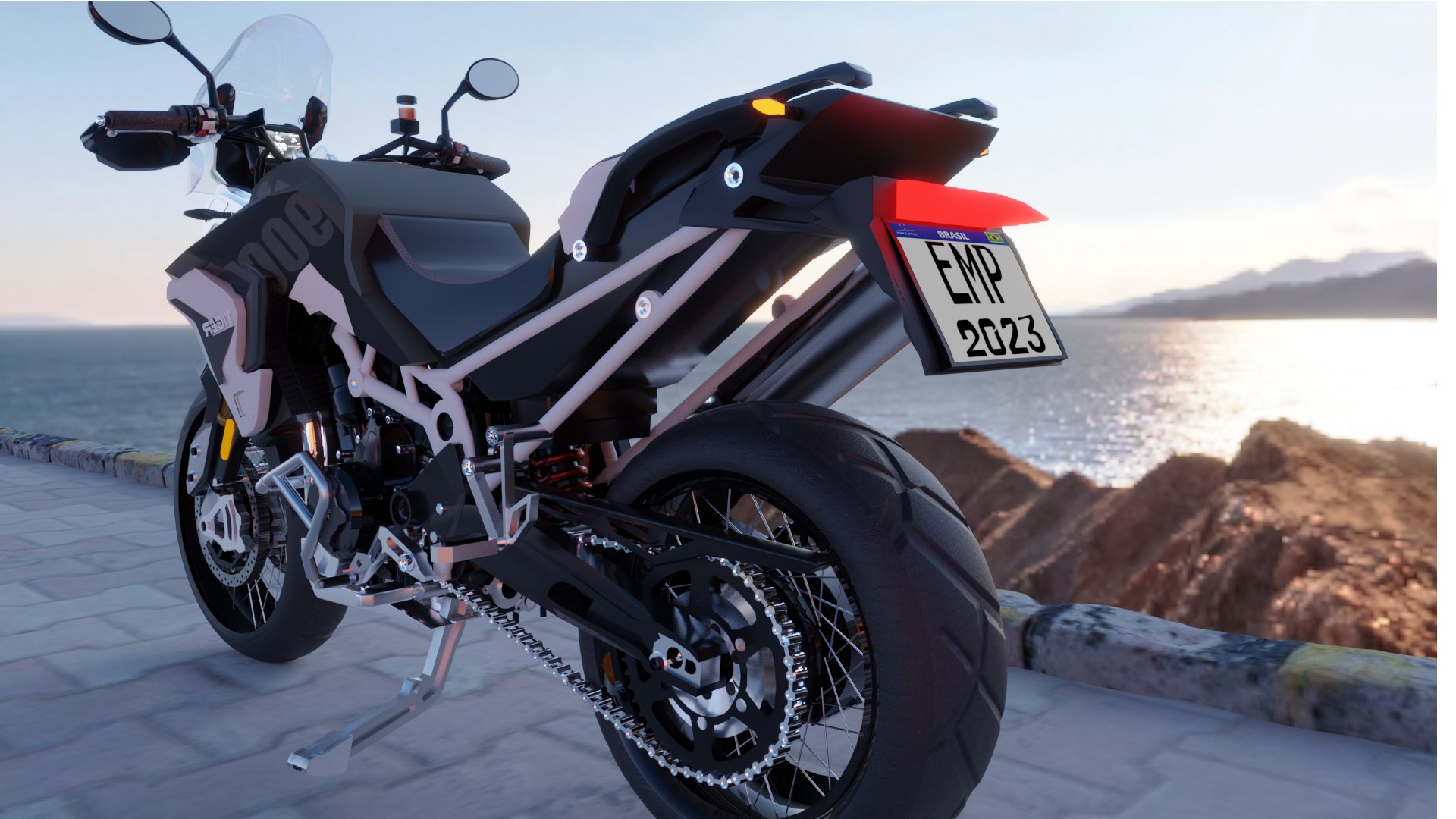 Triumph Tiger 900 Rally Pro 3D Model - TurboSquid 2195655