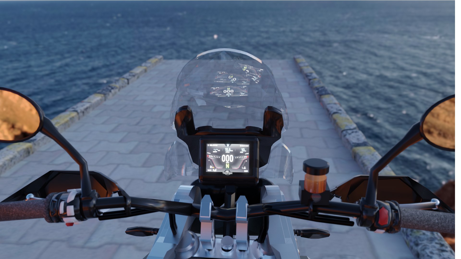 Triumph Tiger 900 Rally Pro 3D Model - TurboSquid 2195655