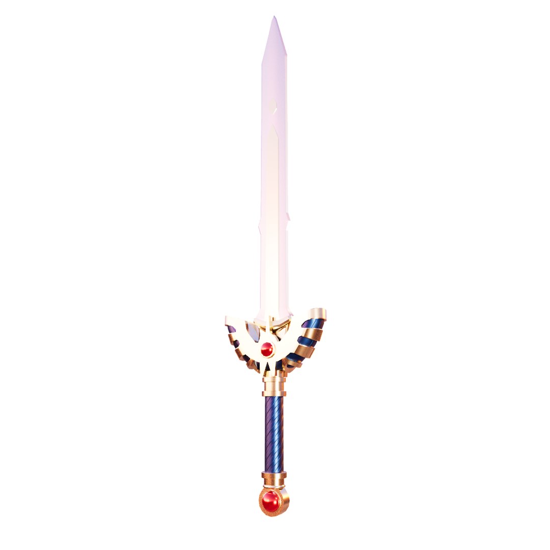 3D DQ Sword - TurboSquid 2092458
