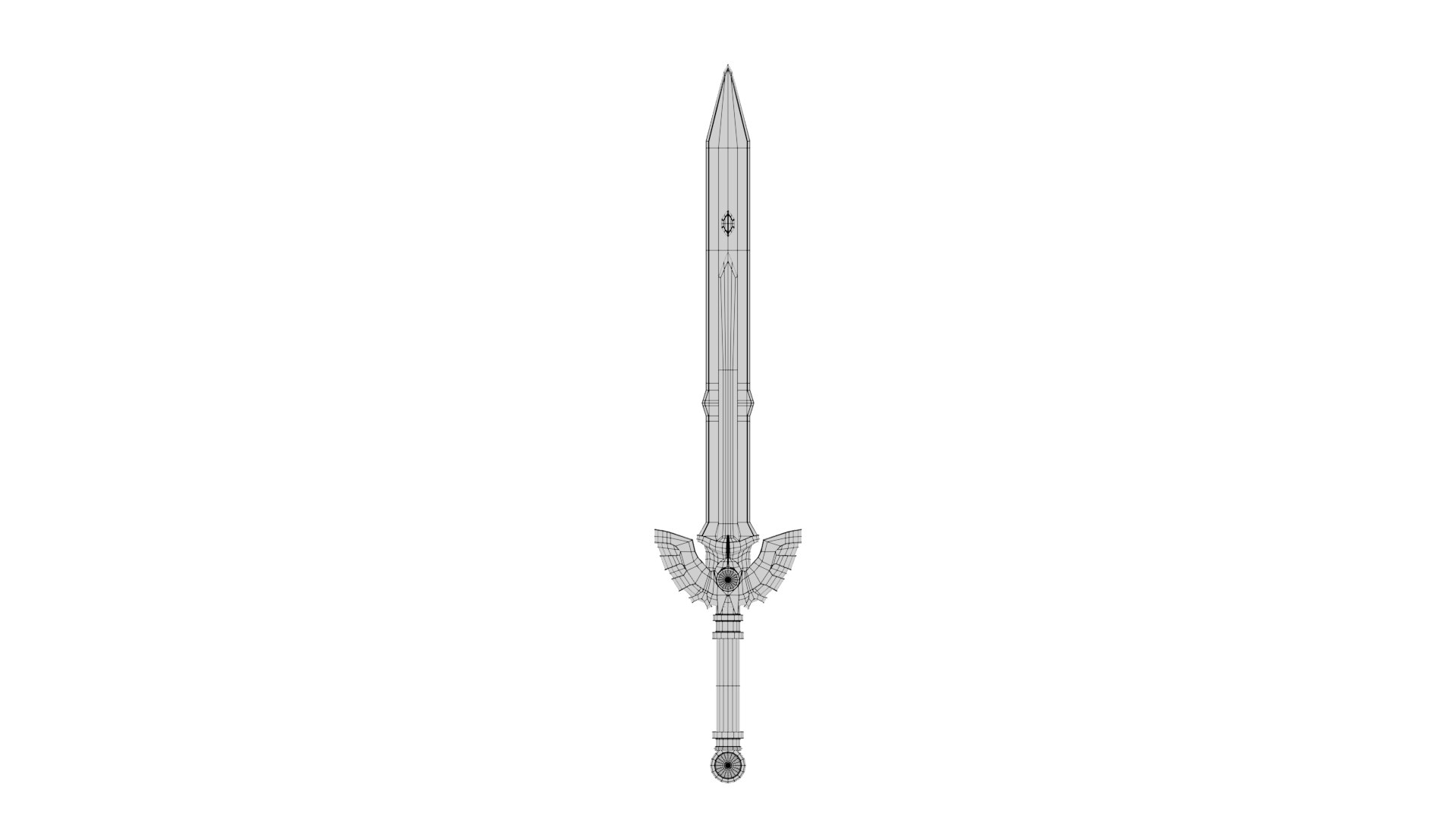 3D DQ Sword - TurboSquid 2092458