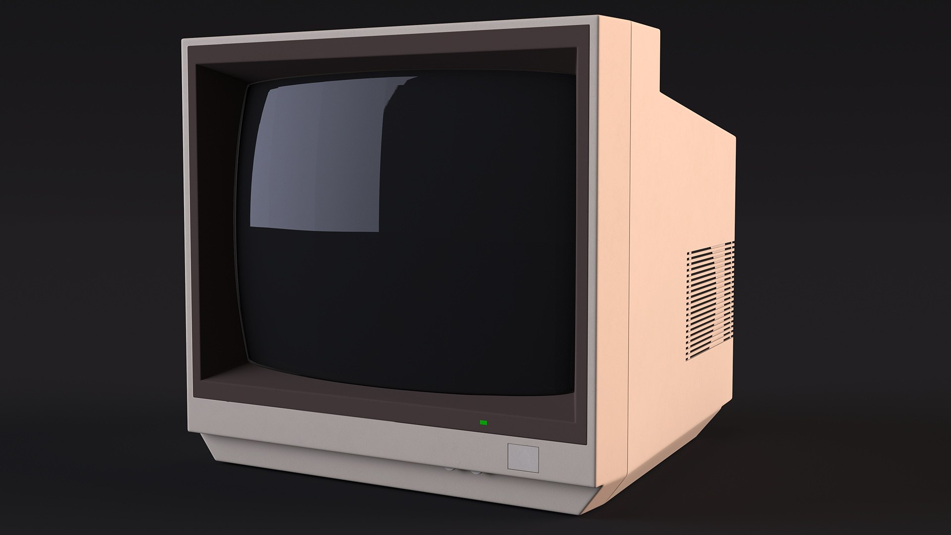 Old CRT Computer Monitor Display Model - TurboSquid 2059880