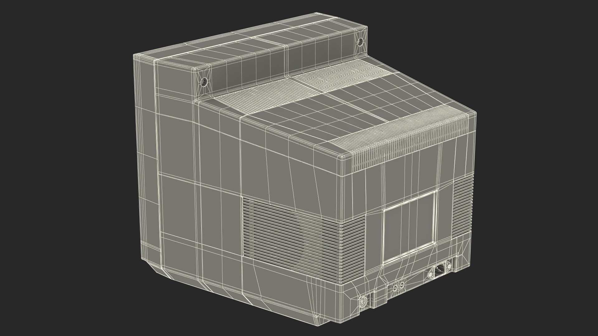 Old CRT Computer Monitor Display Model - TurboSquid 2059880