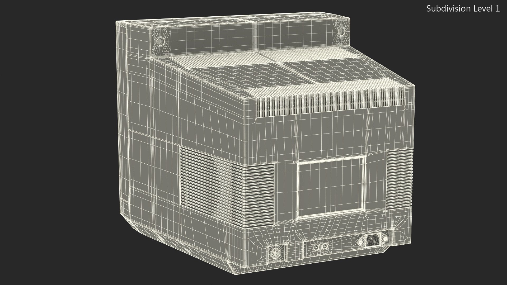 Old CRT Computer Monitor Display Model - TurboSquid 2059880