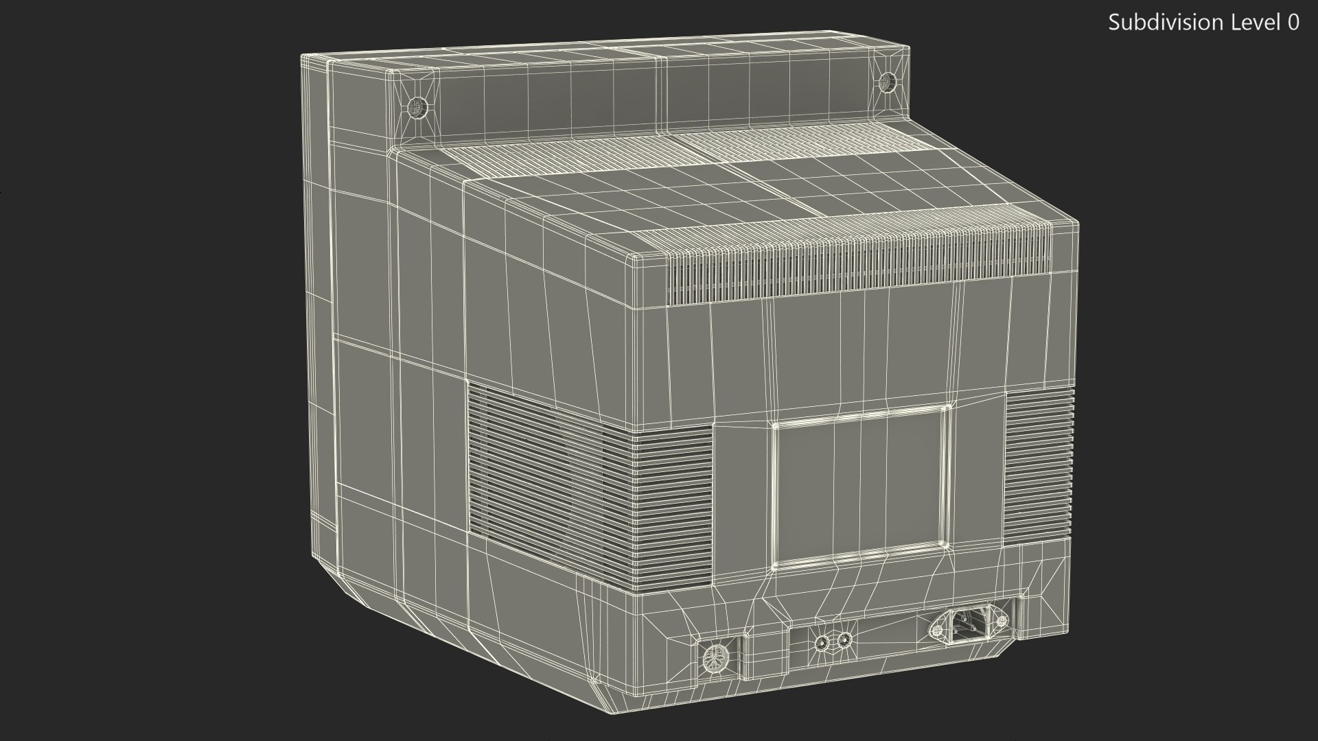Old CRT Computer Monitor Display Model - TurboSquid 2059880