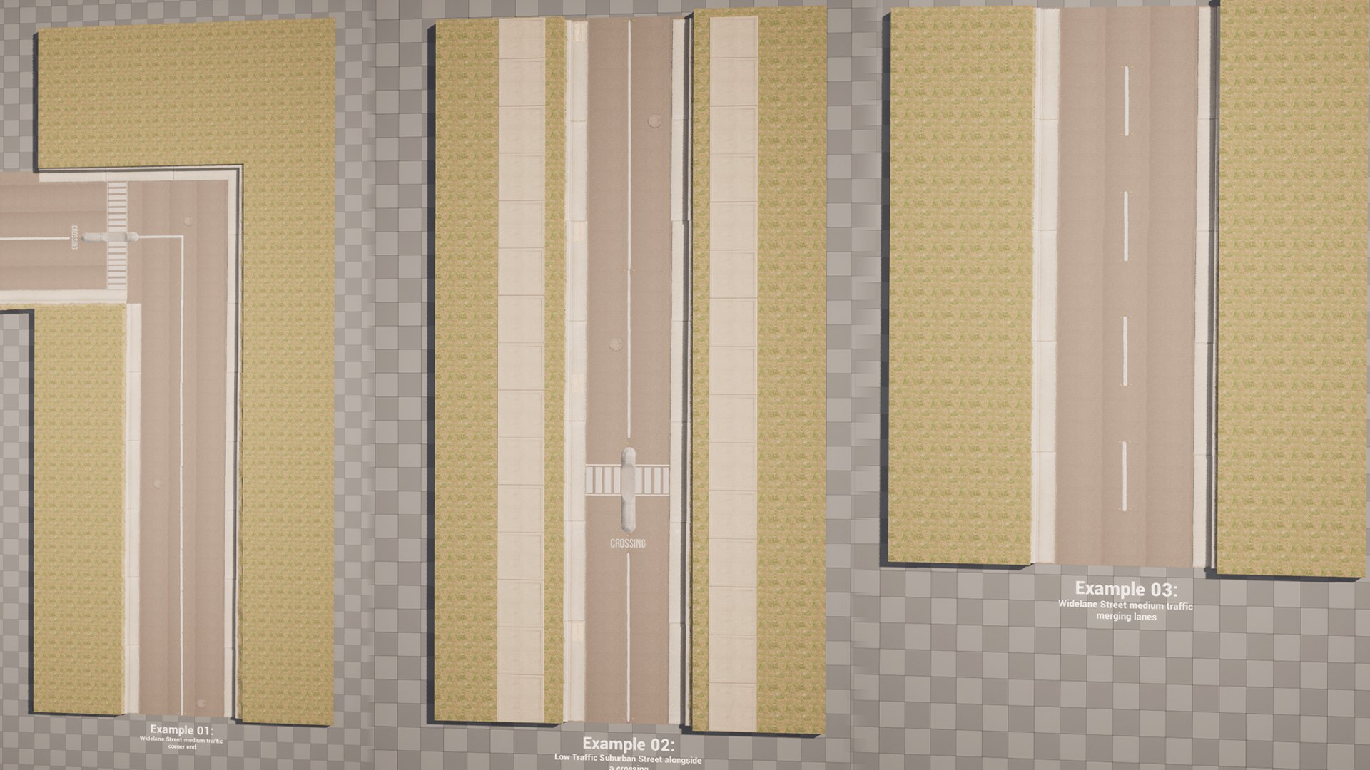 3D Realistic Road Pack - TurboSquid 2078872