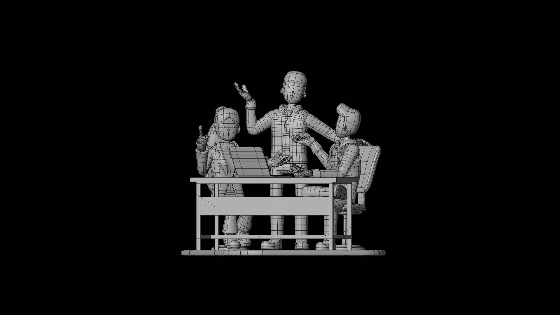 3D Business Team Model - TurboSquid 2247279