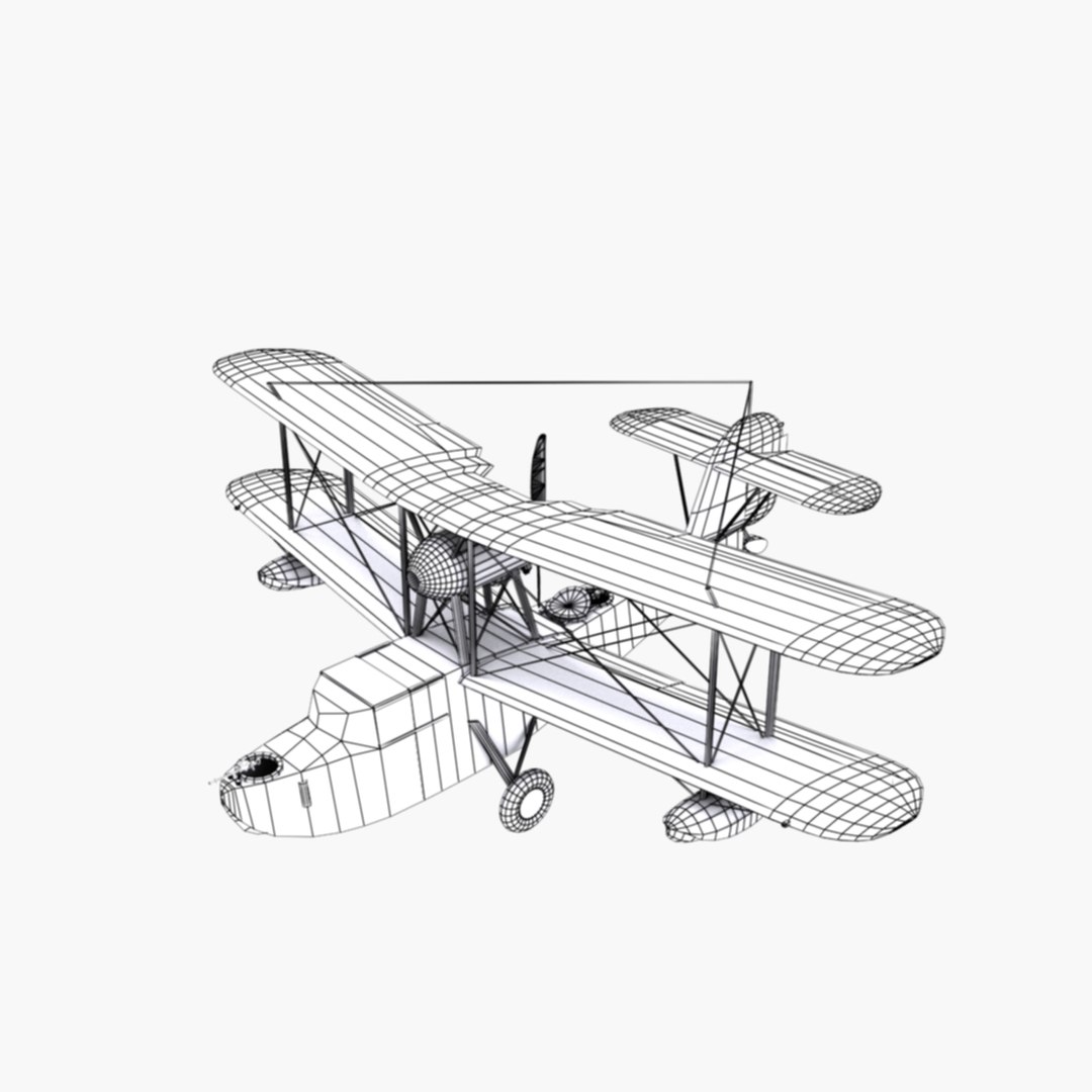 Supermarine Walrus British WW2 Amphibious Biplane Blueprint