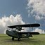 Supermarine Walrus Biplane 3d Max