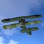 Supermarine Walrus Biplane 3d Max