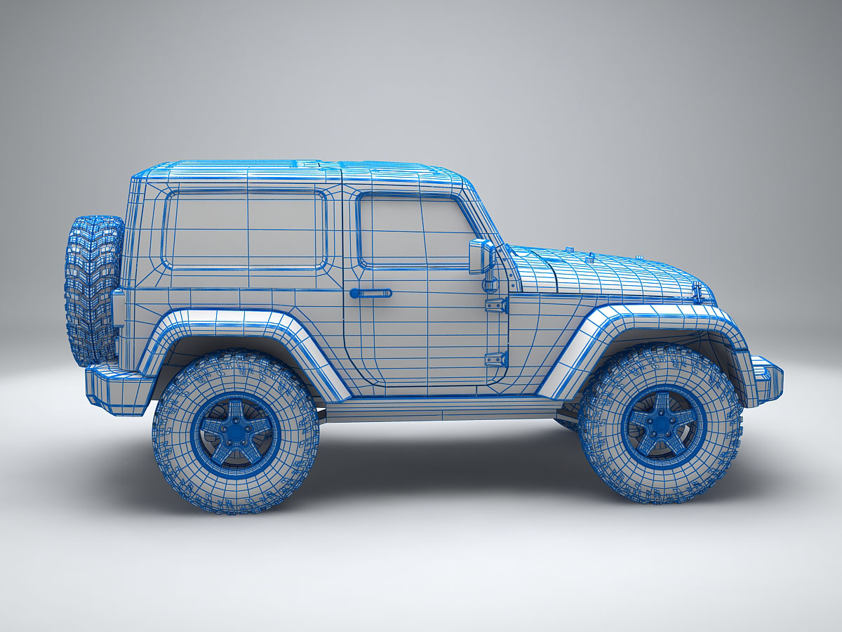 3d jeep wrangler rubicon