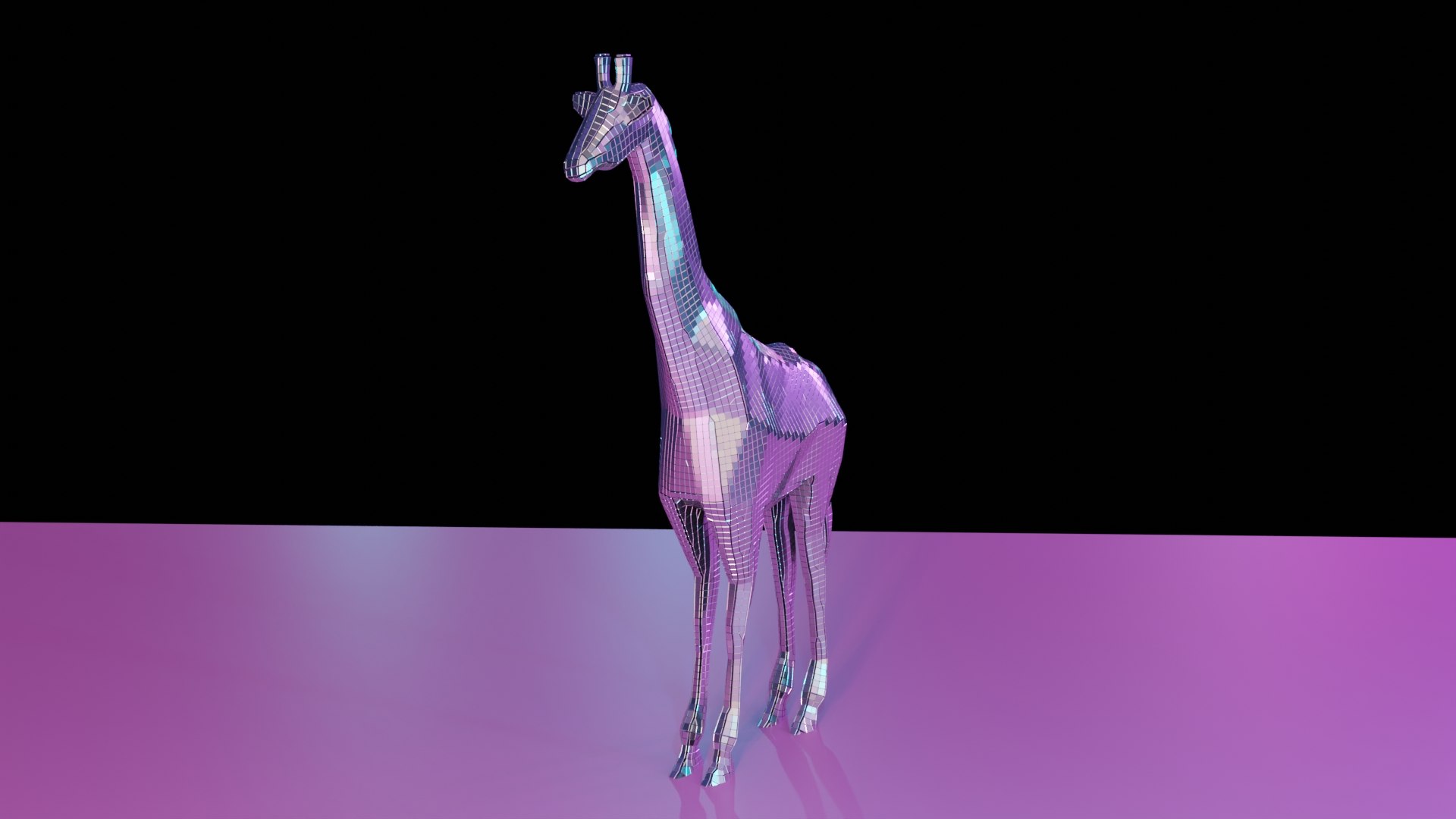 3D 4 Disco Animals Figure Model - TurboSquid 2099140