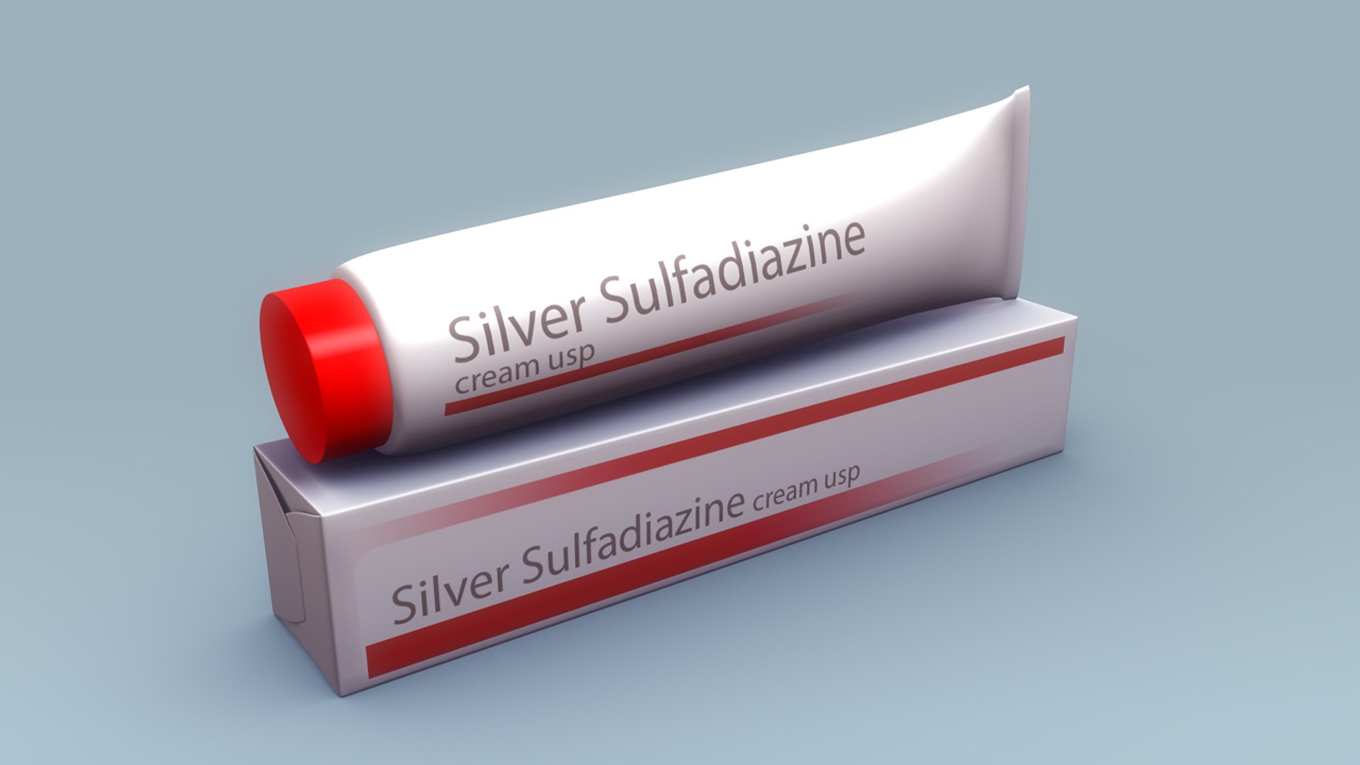 Cream Tube 3d Model