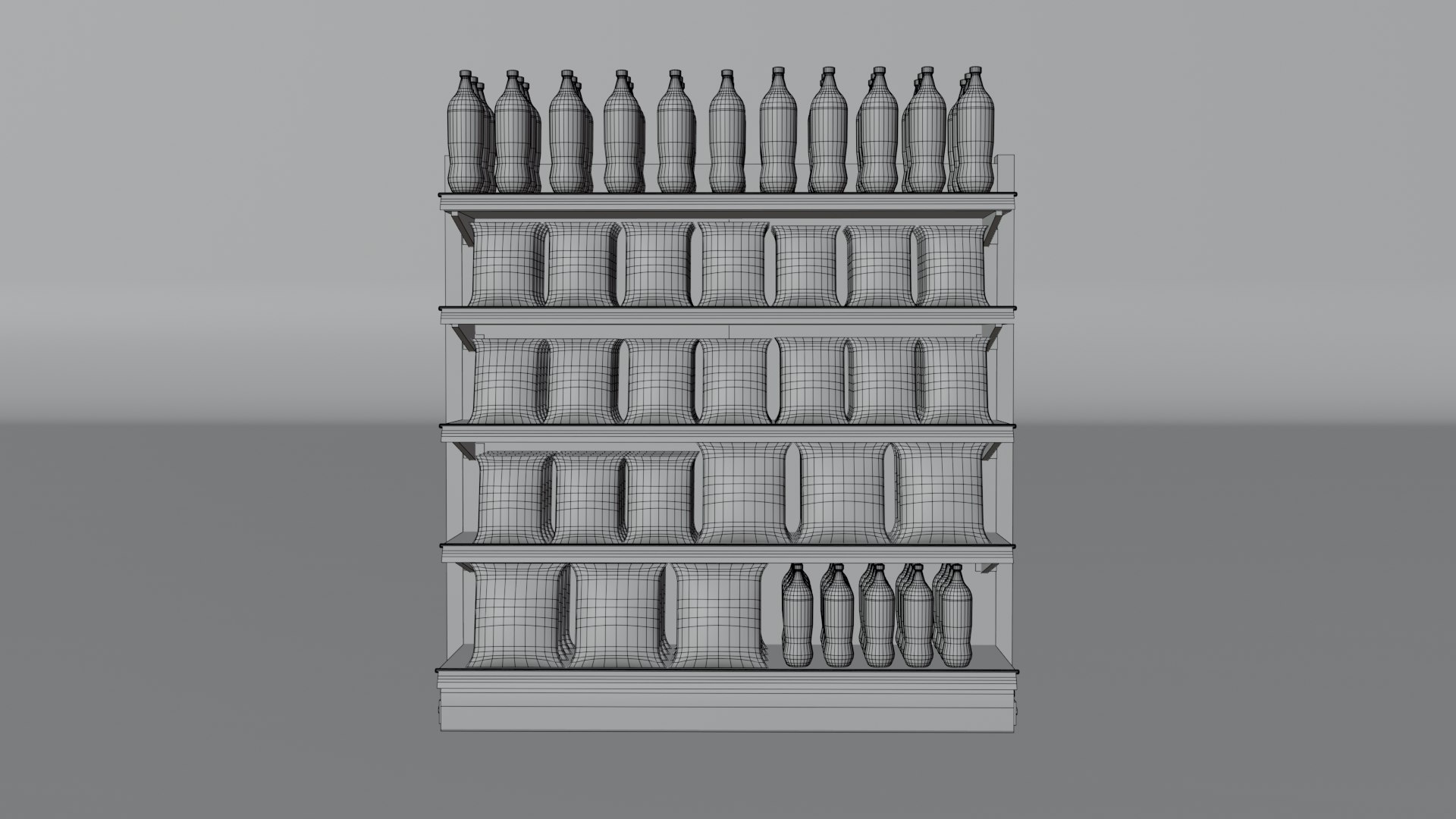 Supermarket Shelf 3D - TurboSquid 1973640