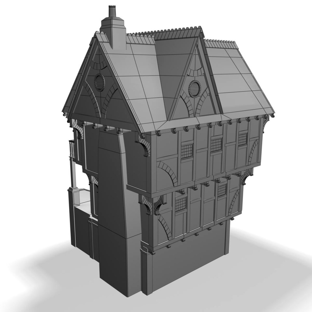 3d Medieval Fantasy House