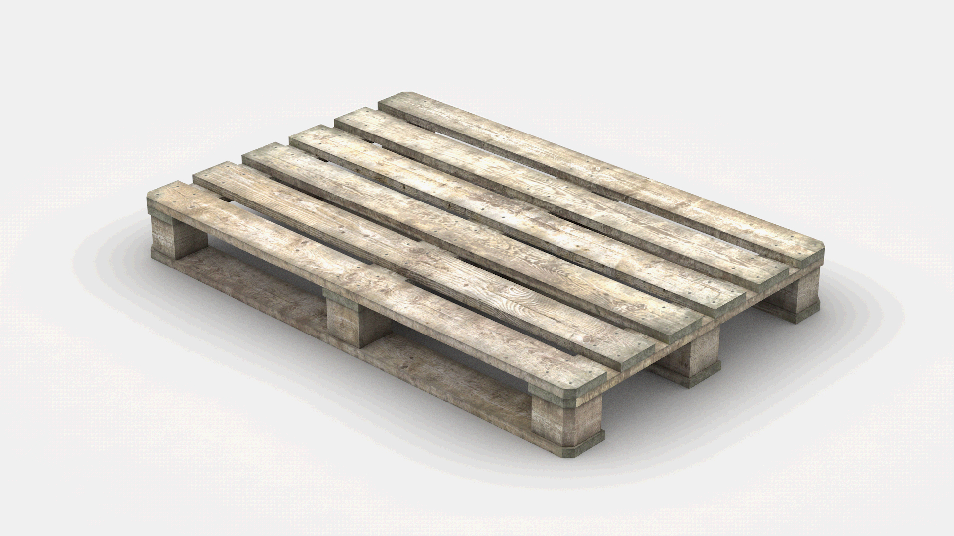 3D Wooden Pallet Model - TurboSquid 1384886