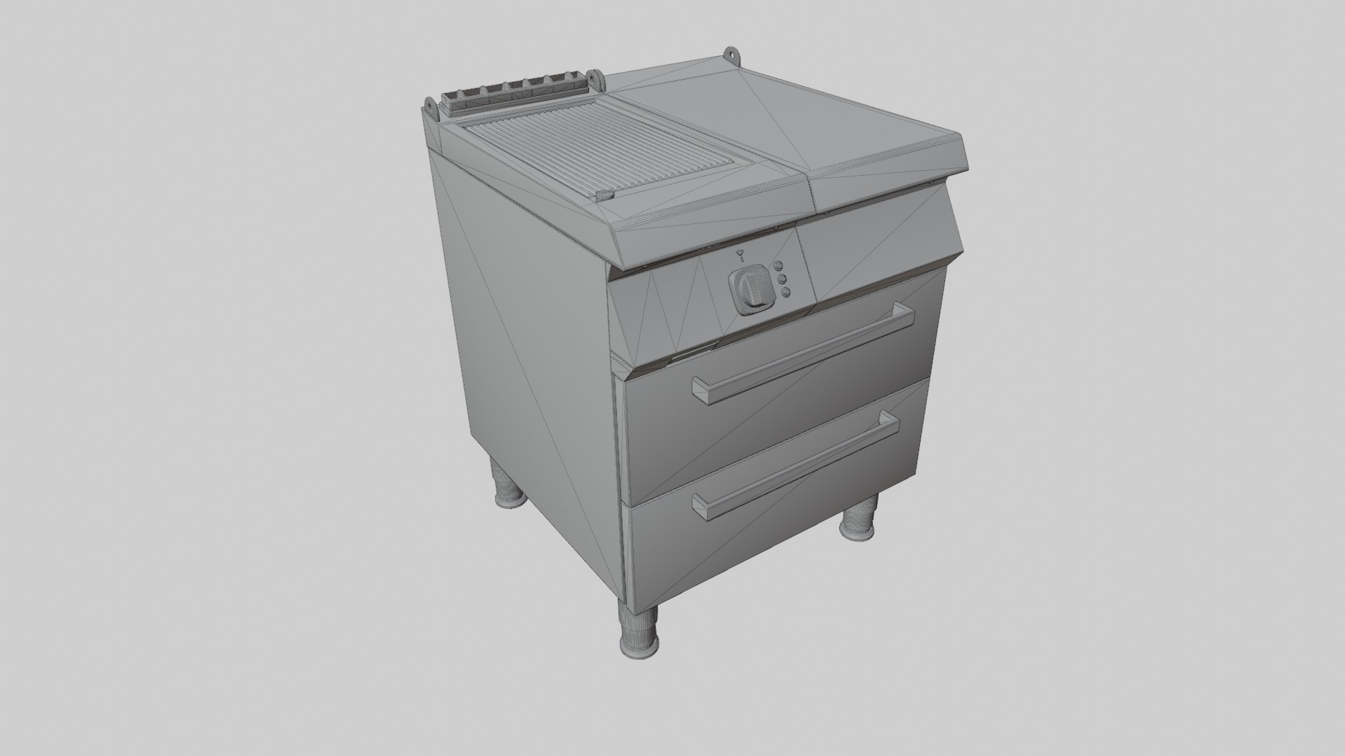 Commercial Grill Top 3D Model - TurboSquid 2047862