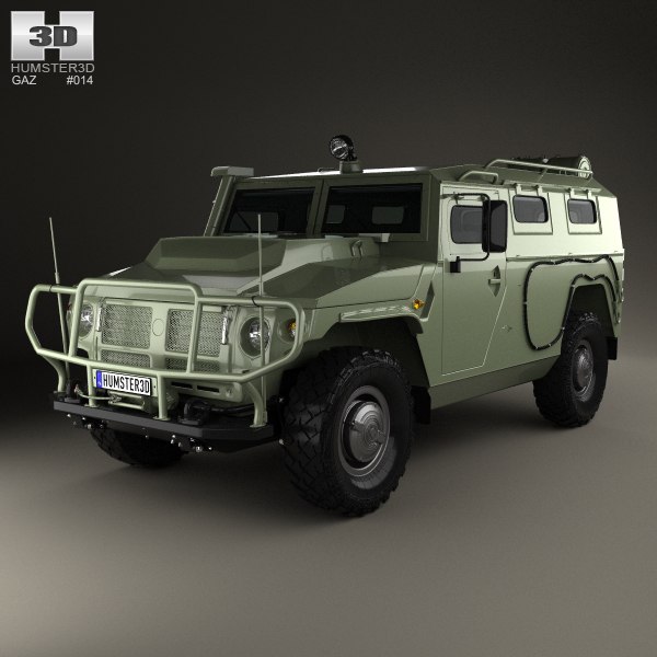 Gaz Tiger 3D Models for Download | TurboSquid