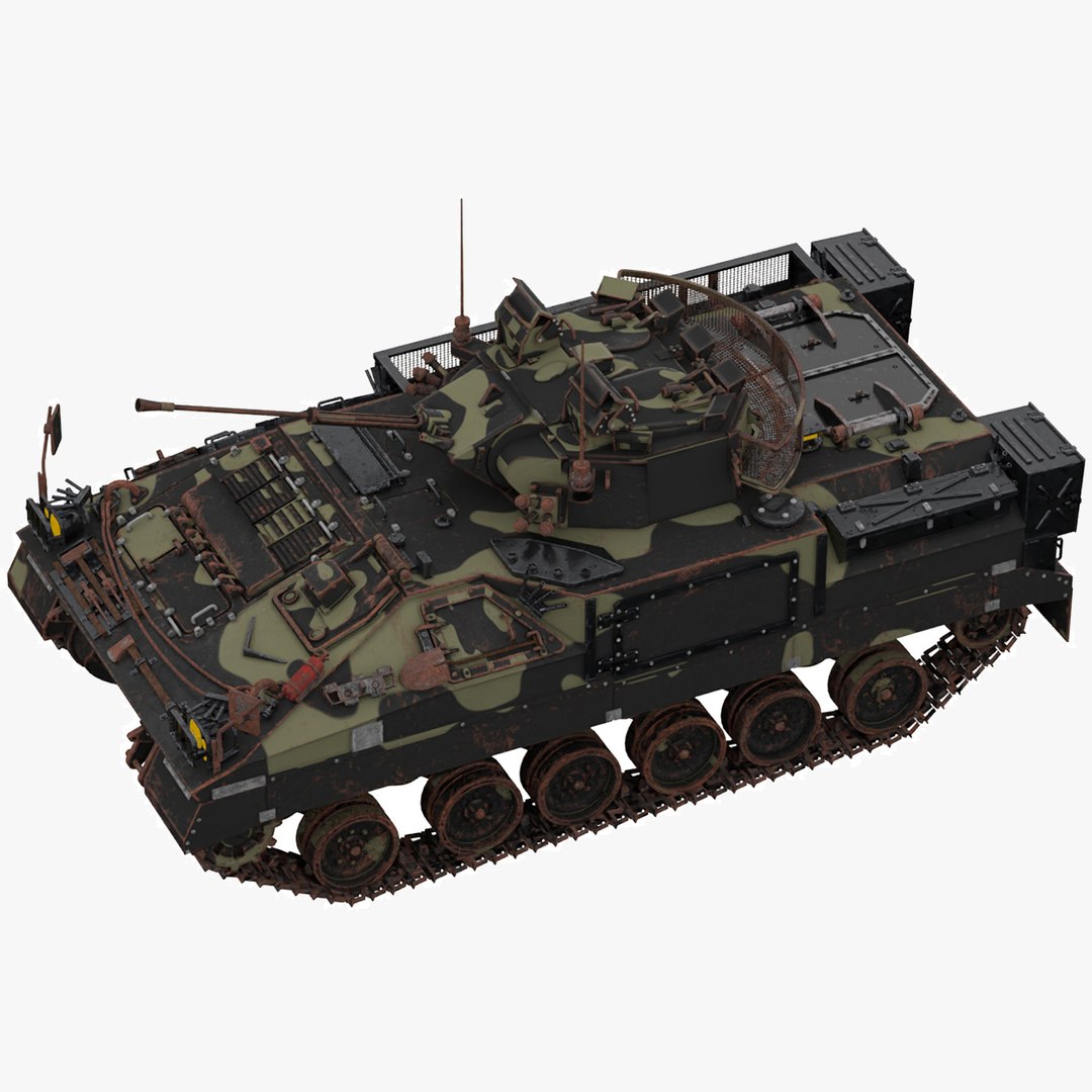 4K Textures British MCV 80 warrior Tracked Mechanised Combat Vehicle in ...