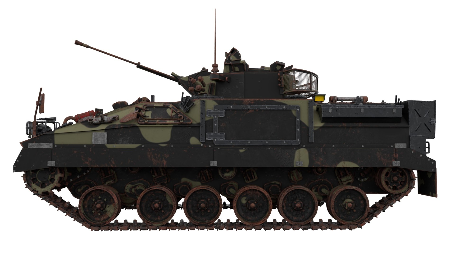 4K Textures British MCV 80 Warrior Tracked Mechanised Combat Vehicle In ...