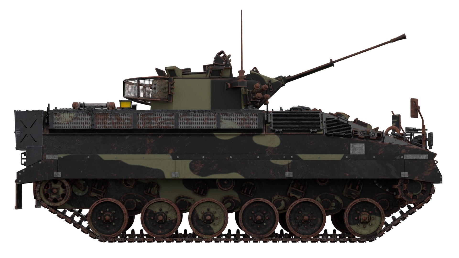 4K Textures British MCV 80 Warrior Tracked Mechanised Combat Vehicle In ...