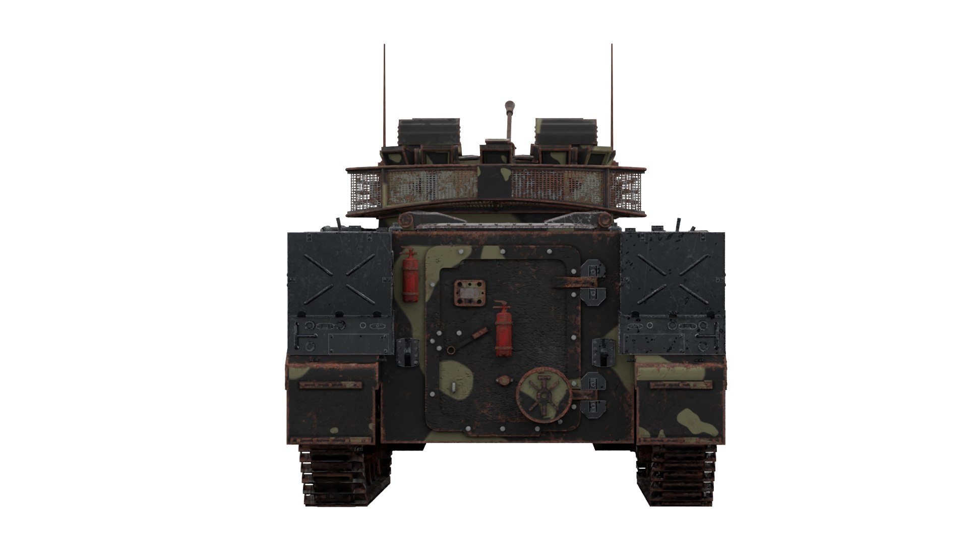 4K Textures British MCV 80 Warrior Tracked Mechanised Combat Vehicle In ...