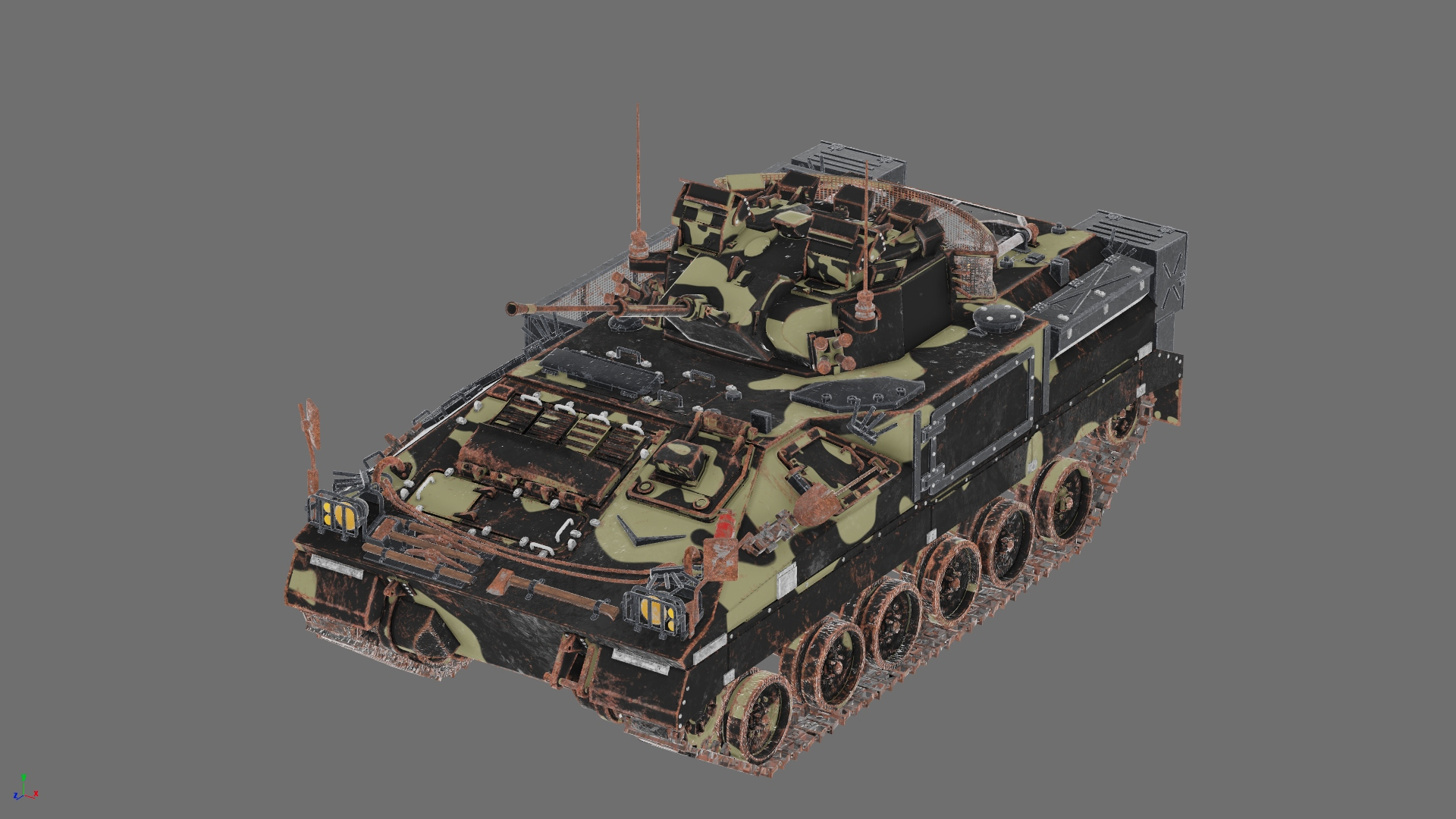 4K Textures British MCV 80 Warrior Tracked Mechanised Combat Vehicle In ...