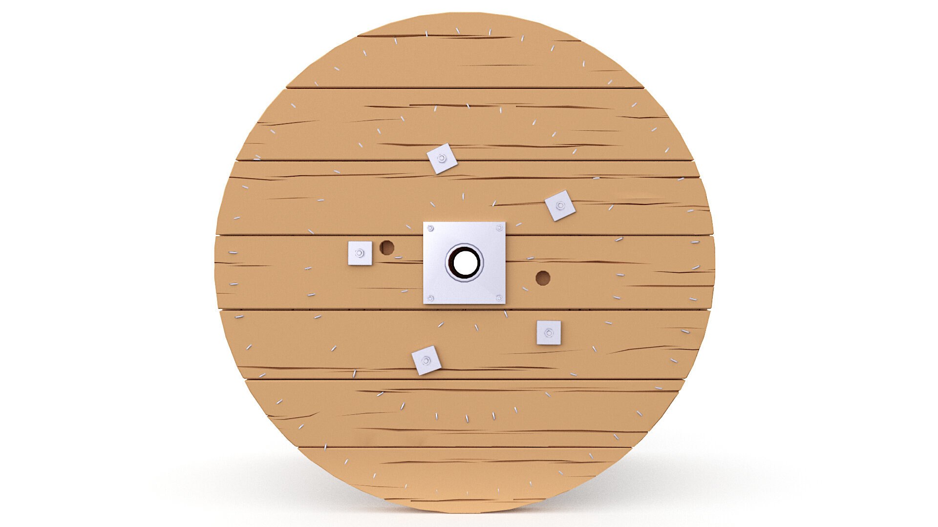 Old Wooden Cable Reel Spool Drum Roller 1 3D Model - TurboSquid 1979892