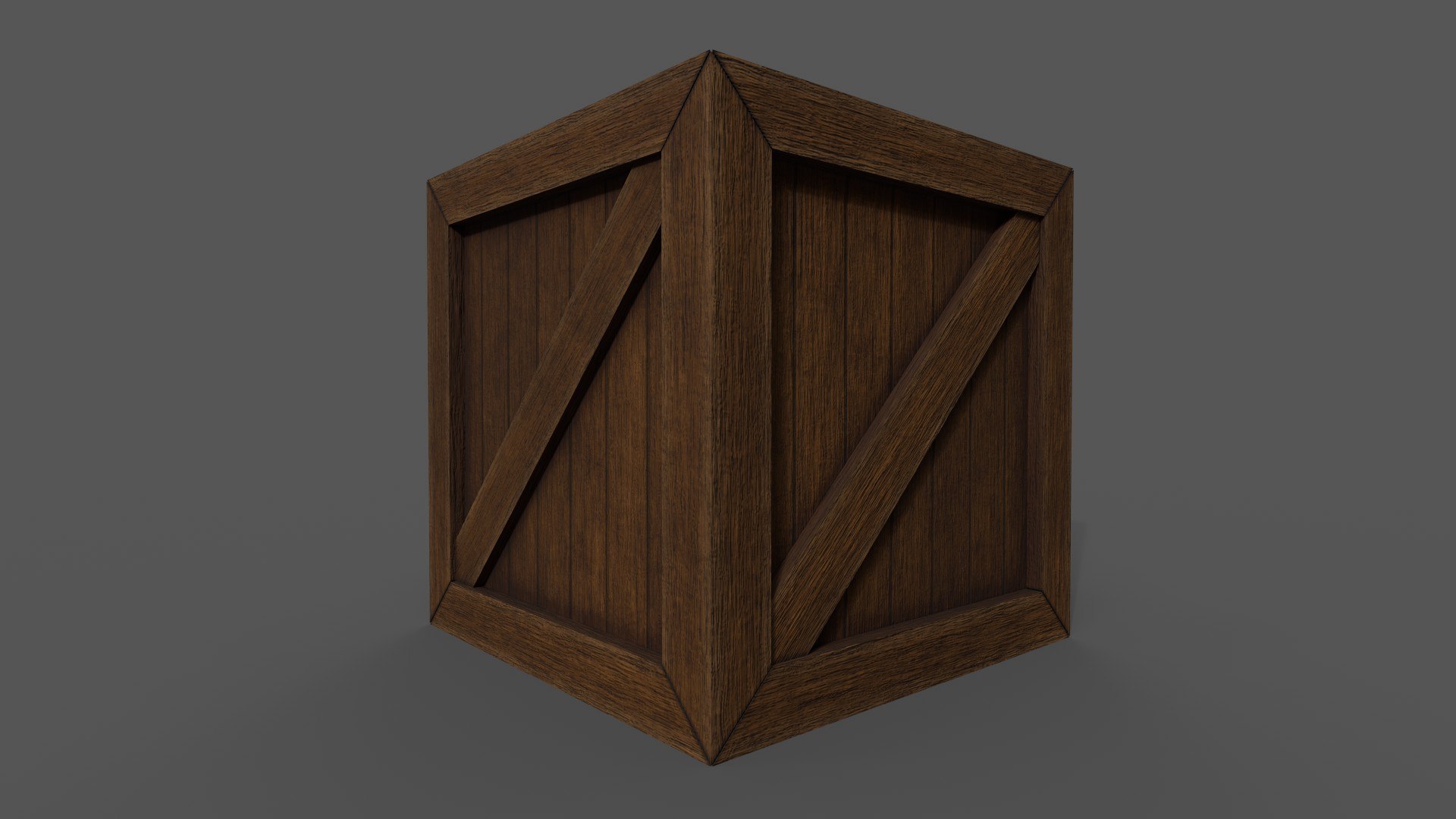 Free 3D Game And Render Ready Wooden Crate - TurboSquid 1859373