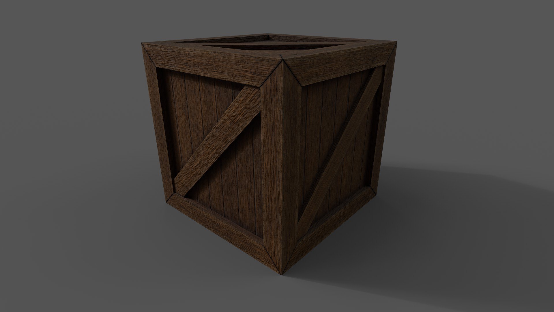 Free 3D Game And Render Ready Wooden Crate - TurboSquid 1859373