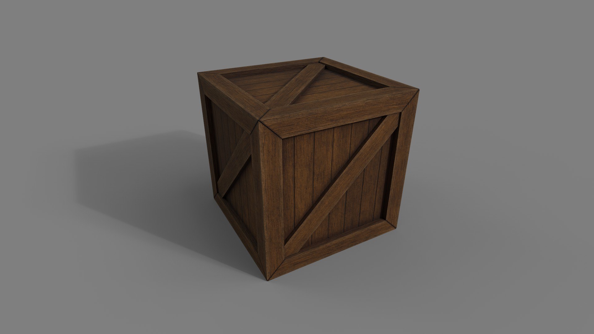 Free 3D Game And Render Ready Wooden Crate - TurboSquid 1859373