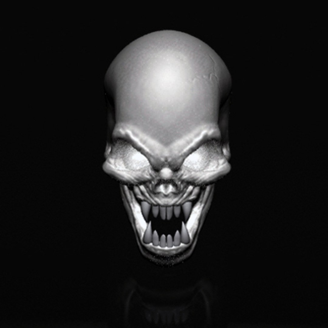 Vampire Skull 3d Model