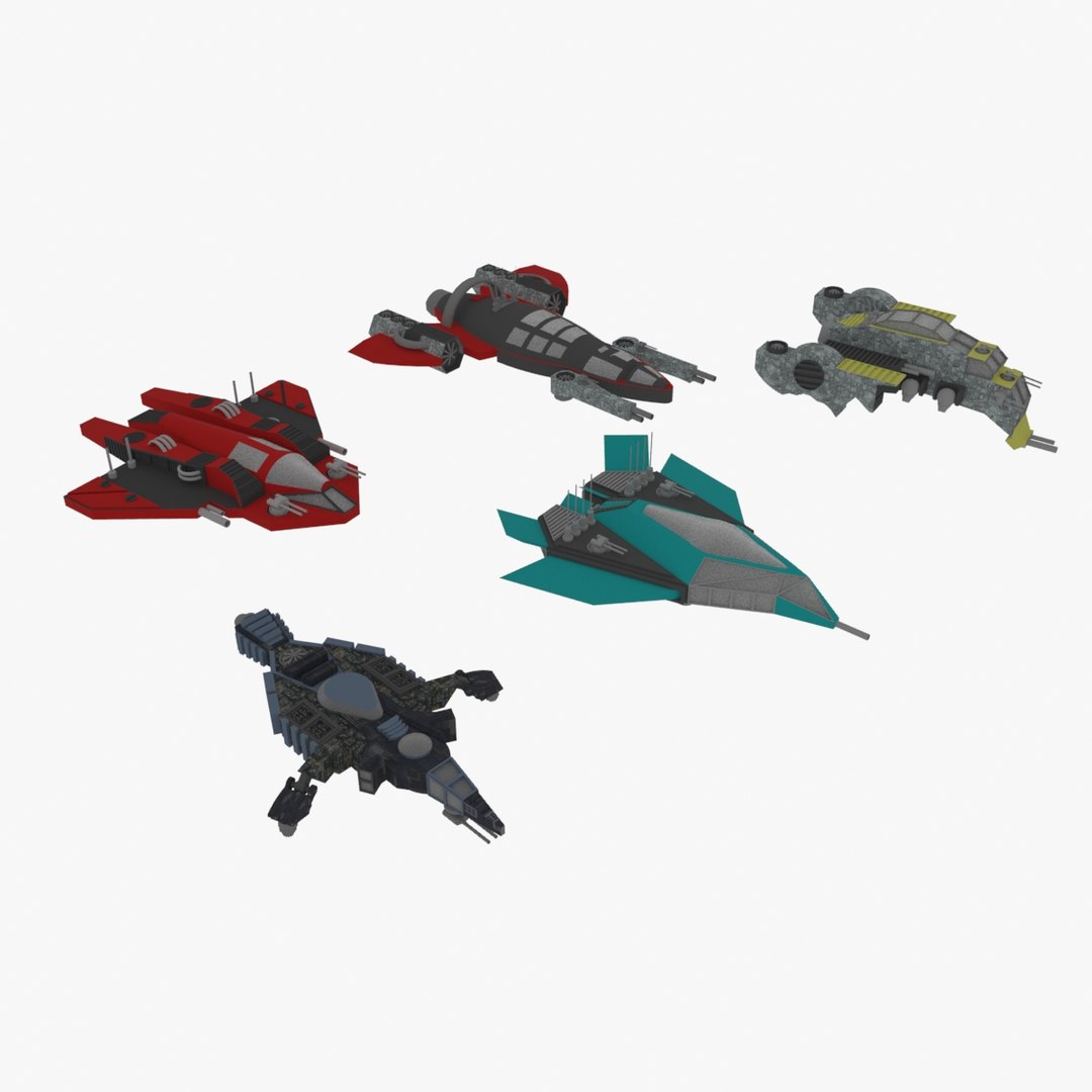 Spaceship Collection Model - TurboSquid 1824153