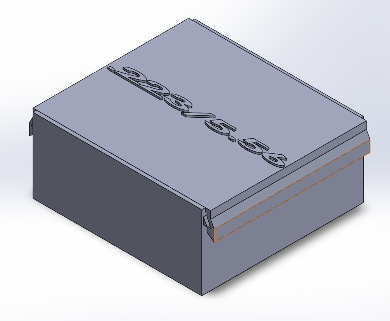 223 556 Ammo Box 100rd 3D Model - TurboSquid 1784744