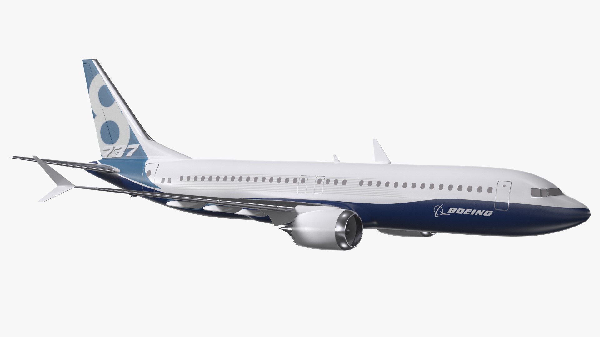 Boeing 737 Max 8 Scale 3D Model - TurboSquid 1766195