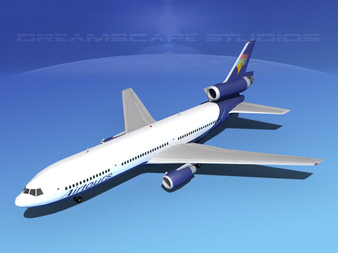 3d Model Of Douglas Dc-10